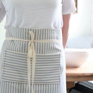 Farmhouse Style Pocket Apron Sewing Pattern, Half Apron Sewing Pattern ...