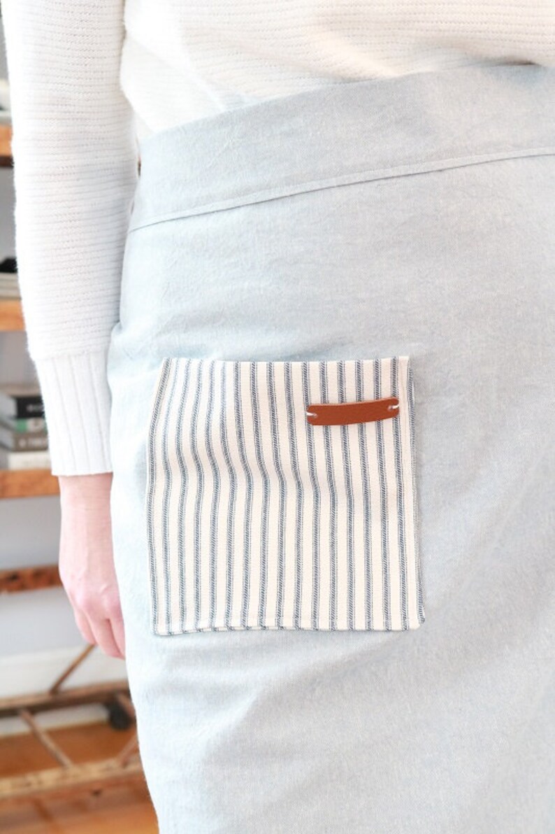 Pocket Apron Sewing Pattern Apron Sewing Pattern Long Apron | Etsy