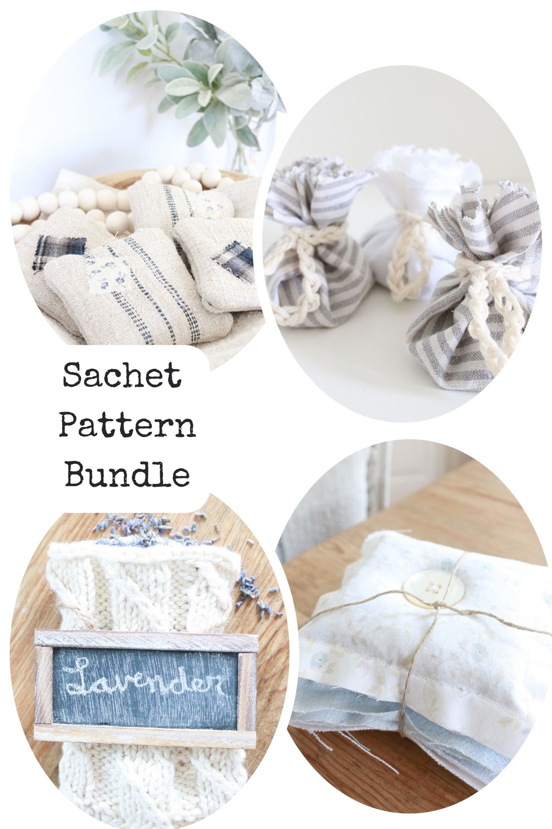 Lavender Sachet Pattern Lavender Bag Lavender Sachet Sewing - Etsy