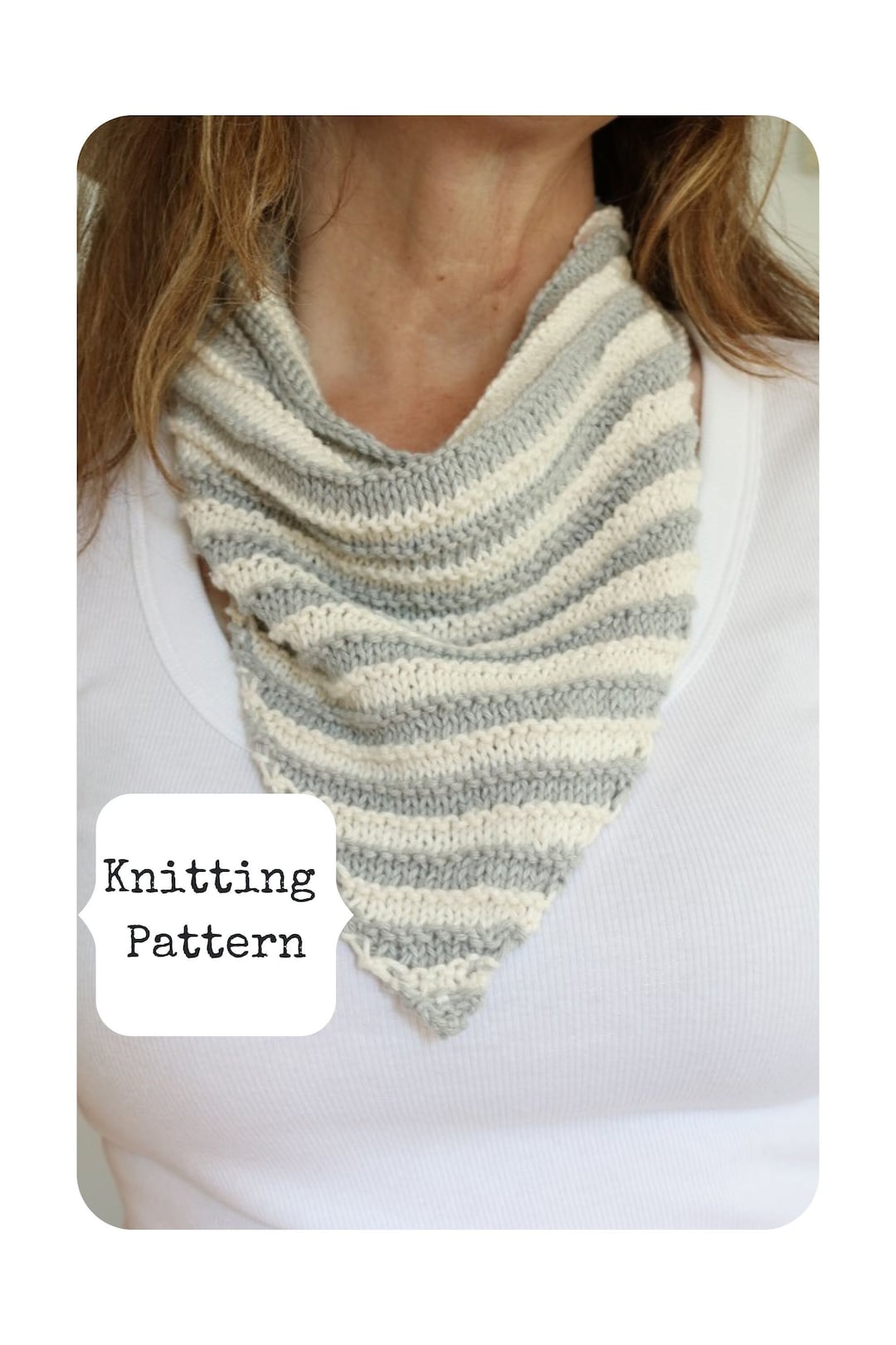 Knitting Patterns, Neck Scarf Knitting Pattern, Knit Neck Scarf Pattern ...