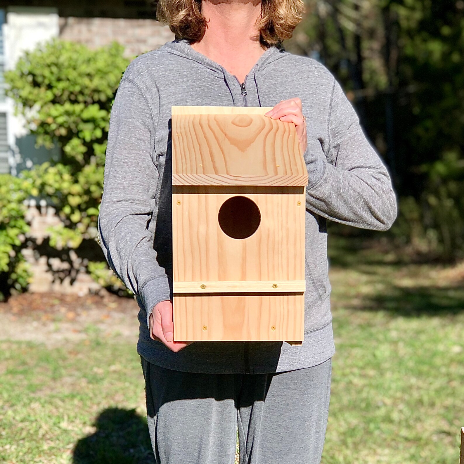 Squirrel Nesting Box Side Opening 21h X 10w X12l Etsy