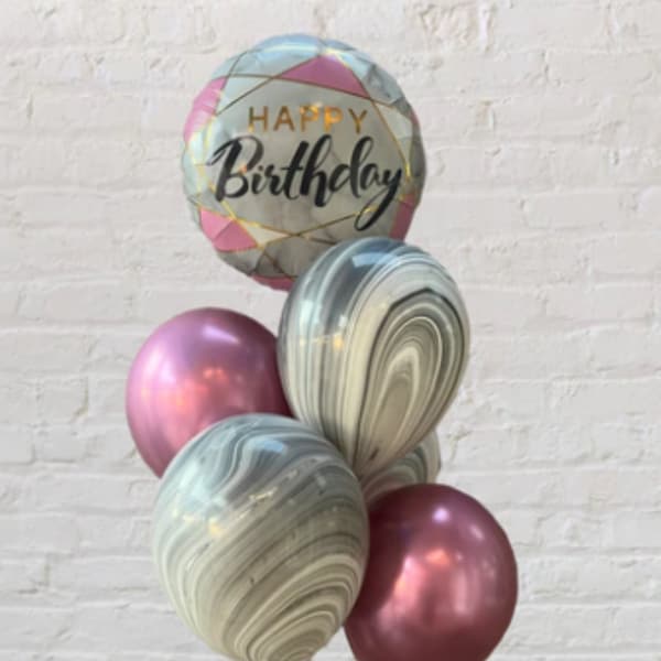 Marble Balloons - Etsy