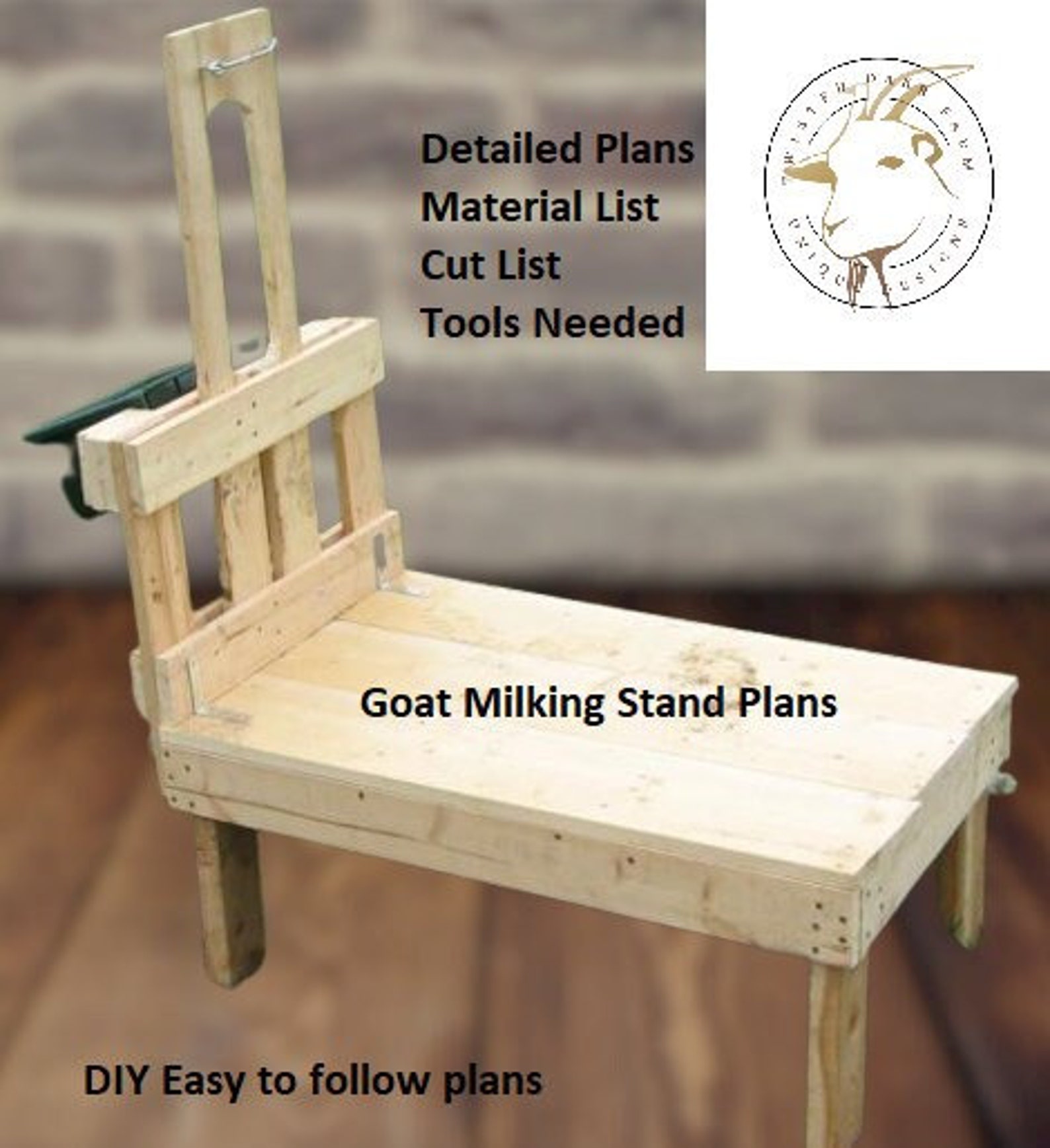 Goat Milking Stand Goat Plans Goat Stanchion Easy DIY - Etsy