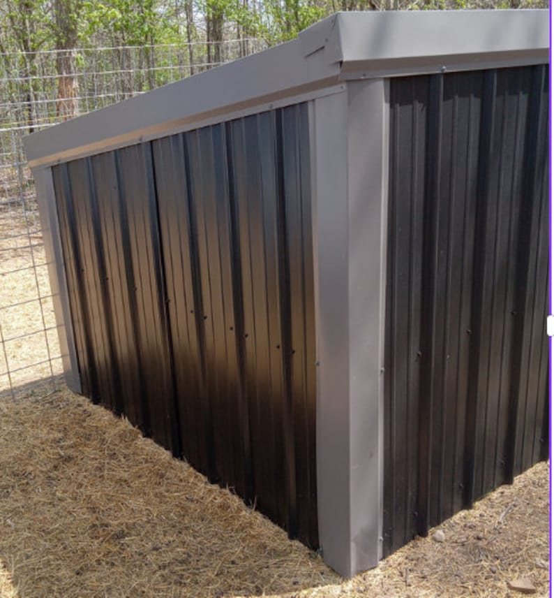 Small Animal Shelter DIY Plans 8x6 - Lean to Roof-great for Goats ...