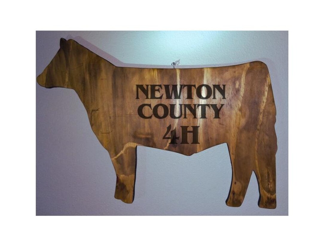 Show Steer Stall Sign for Farm 4H or FFA Shows or Use as Decor for Barn ...