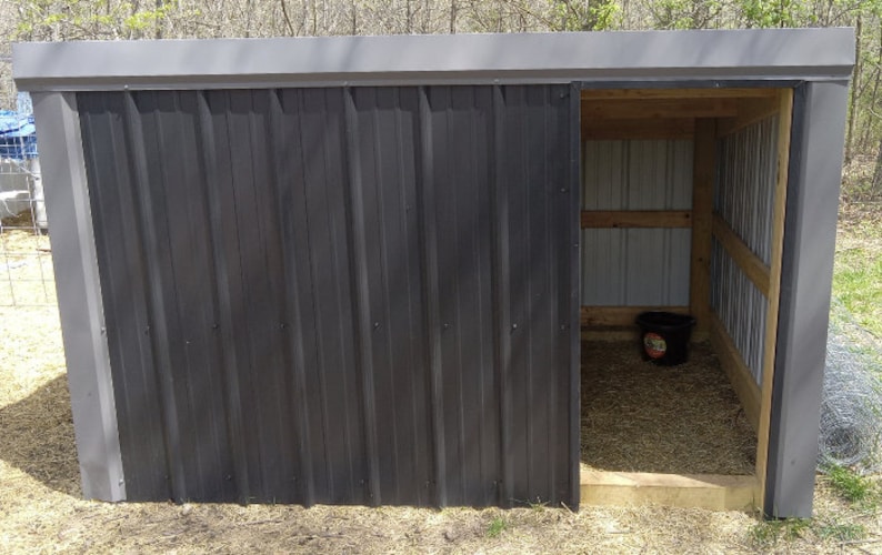 Small Animal Shelter DIY Plans 8x6 - Lean to Roof-great for Goats ...