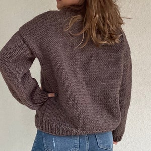 Handmade Knitted Sweater – Custom Size – Many Color Options - Etsy