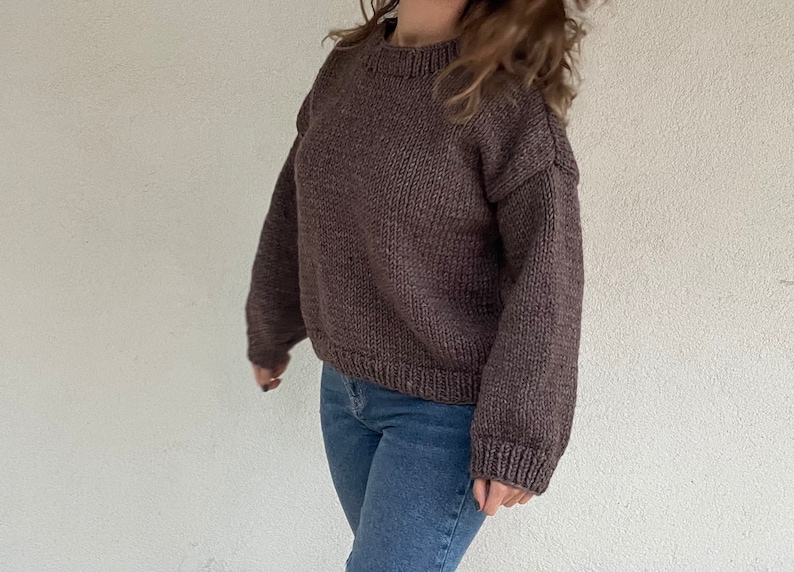 Hand Knit Sweater - Etsy