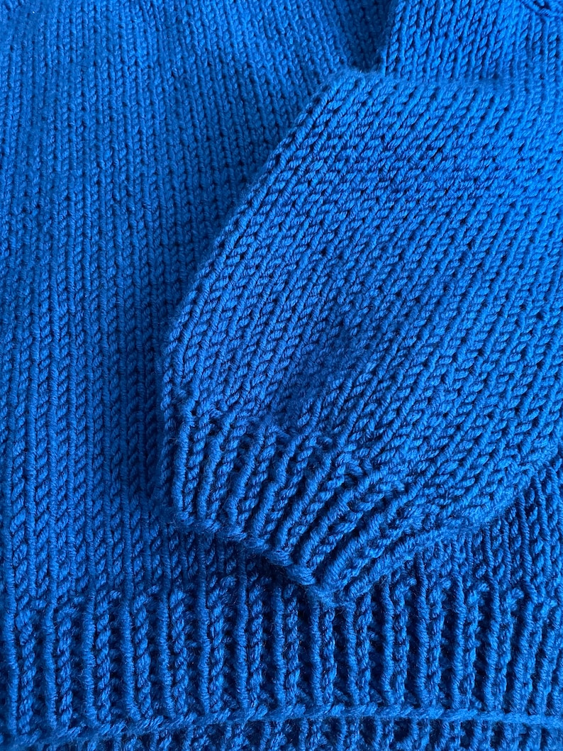 Hand Knit Sweater - Etsy