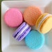 Felt Macaroons/felt Cookies/play Food/felt Food - Etsy