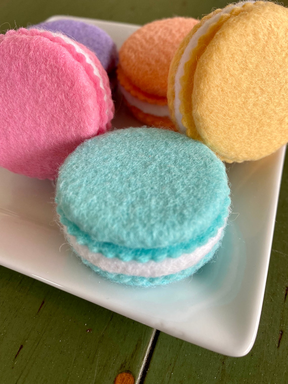 Felt Macaroons/felt Cookies/play Food/felt Food - Etsy