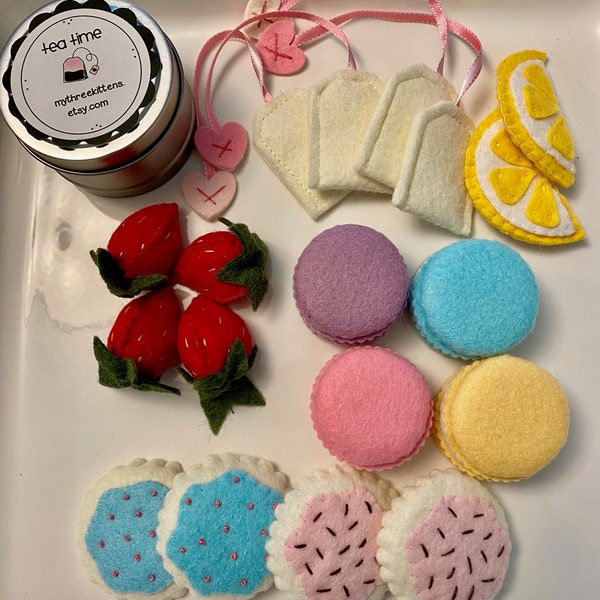 Felt Tea Set - Etsy