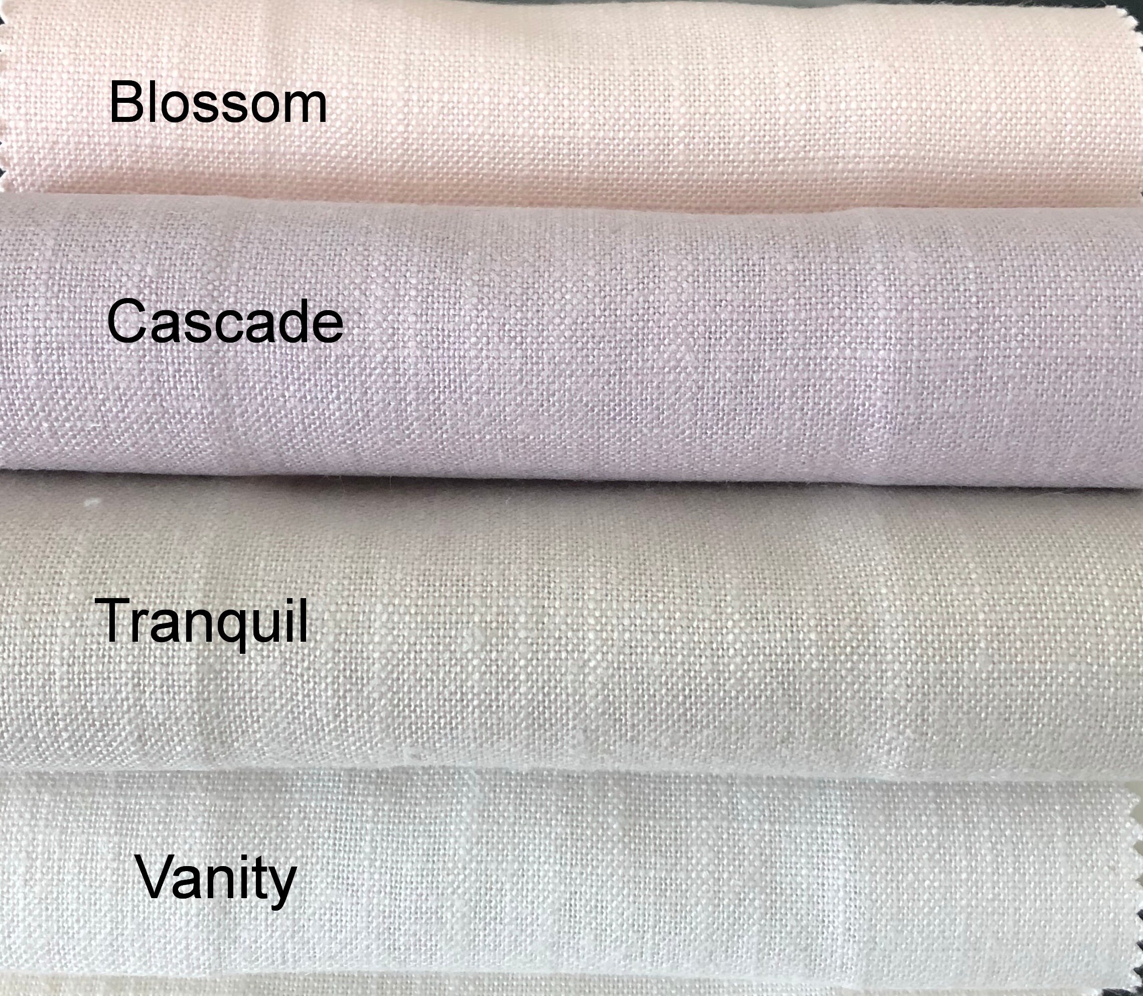 Galaxy Collection Linen/viscose Curtains Fabric Swatches - Etsy