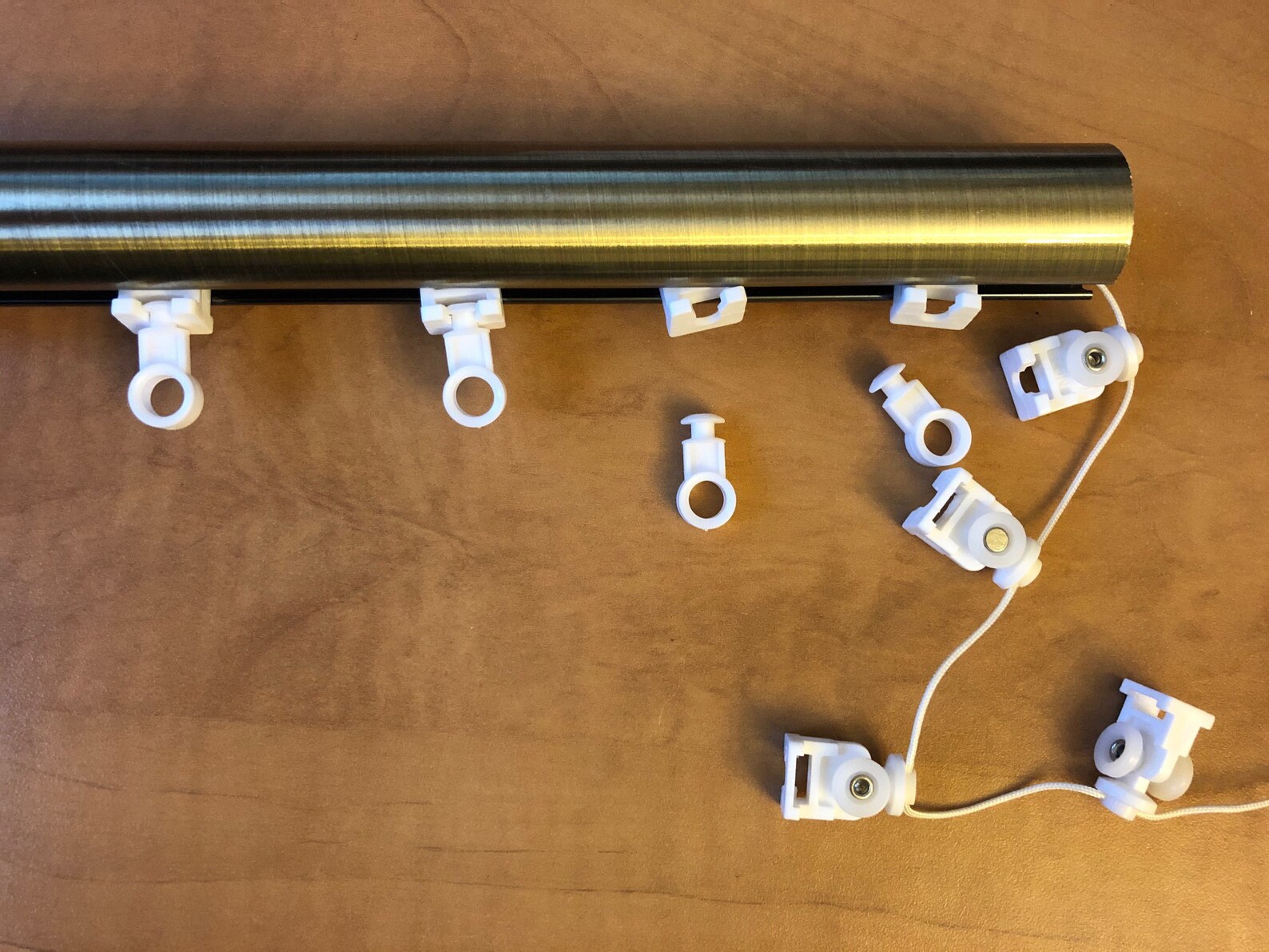 Snap Carriers With Wheels for Ripple Fold Curtains White | Etsy Canada