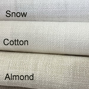 Westwood Semi-sheer Faux Linen Curtains Fabric Swatches - Etsy