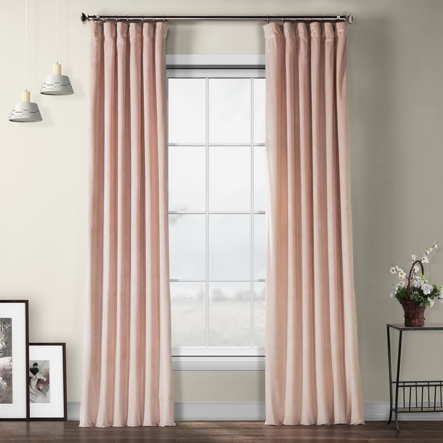 Blush Pink Custom Linen Drapery Panels Pinch Pleated Drapes - Etsy Canada