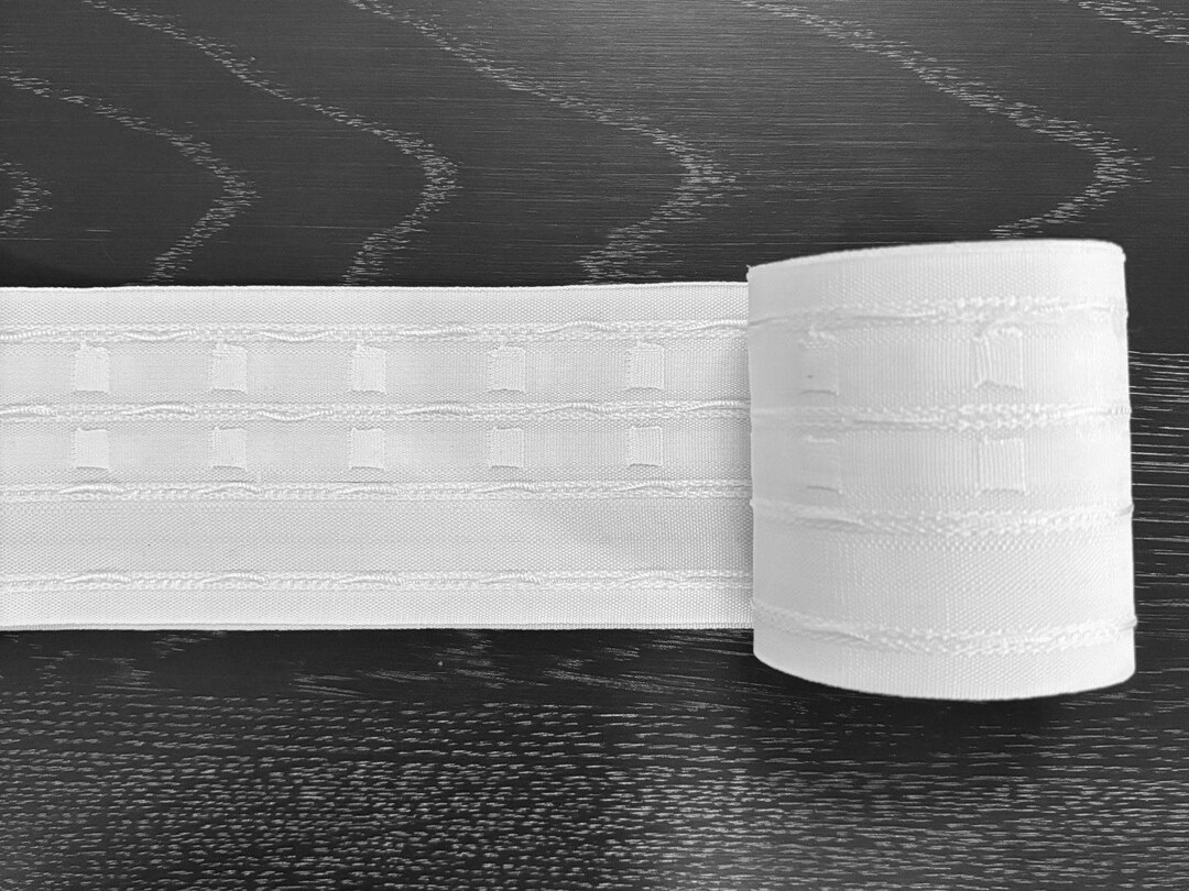 Drapery Shirring Tape 3" Wide, 4 Cords - Broken Pencil Pleat Design - Etsy