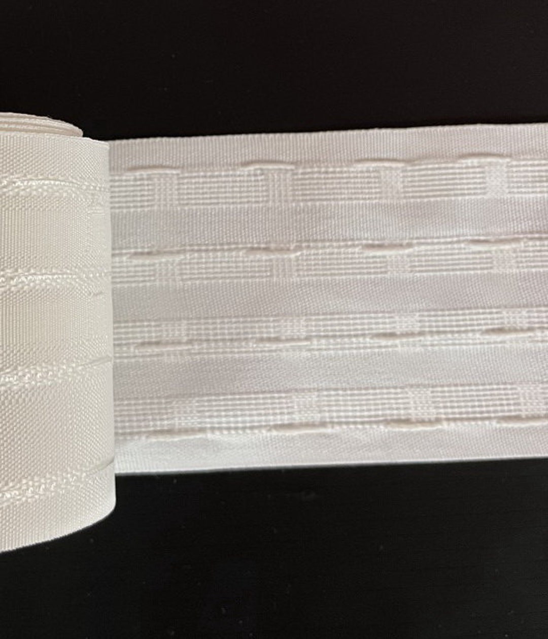Drapery Shirring Tape 3 Wide, 4 Cords Straight Pencil Pleat Design - Etsy