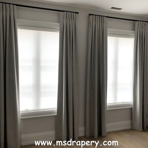 French Pleat Curtains - Etsy