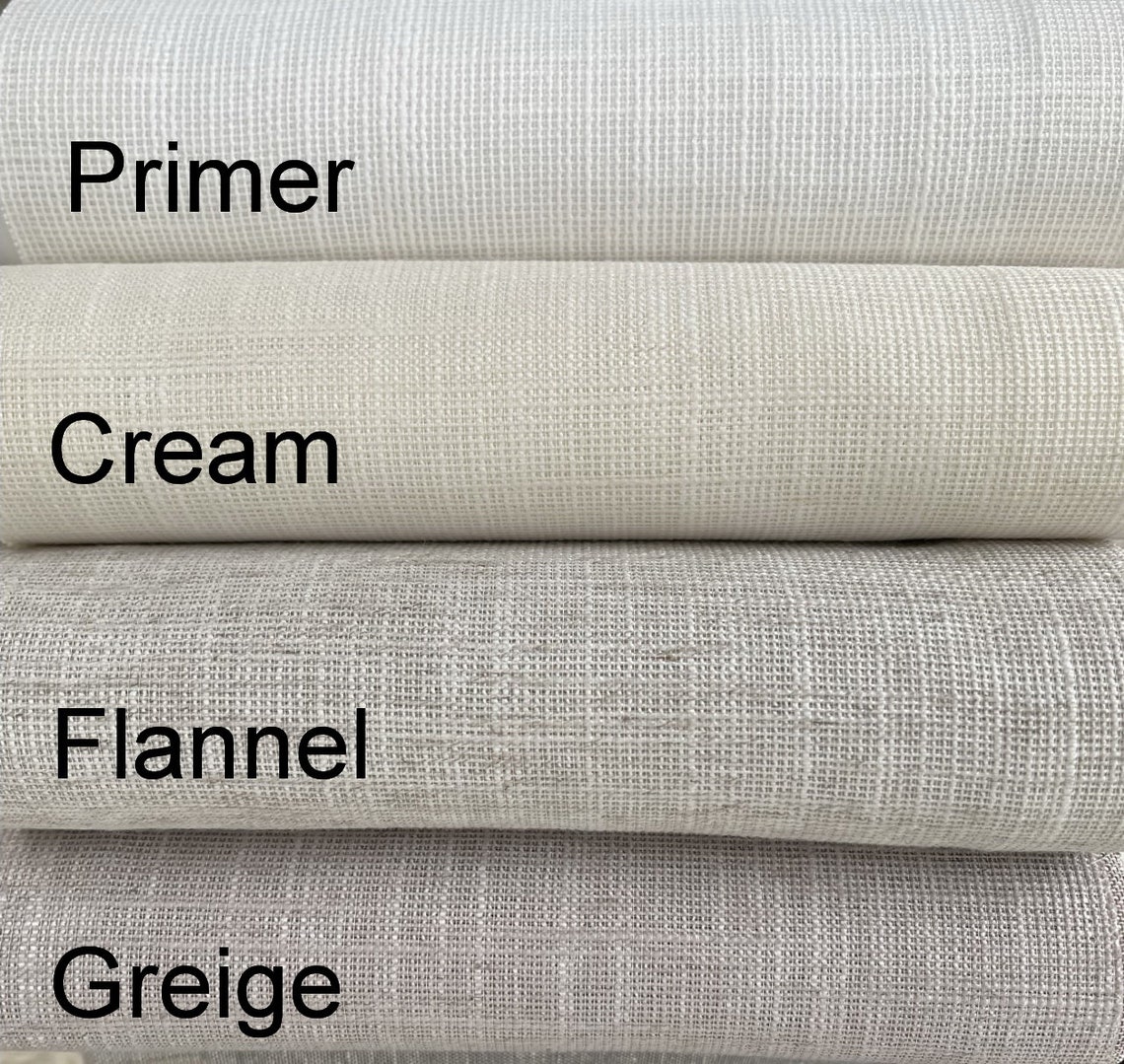 Sheer Linen Blend Curtains Fabric Swatches - Etsy