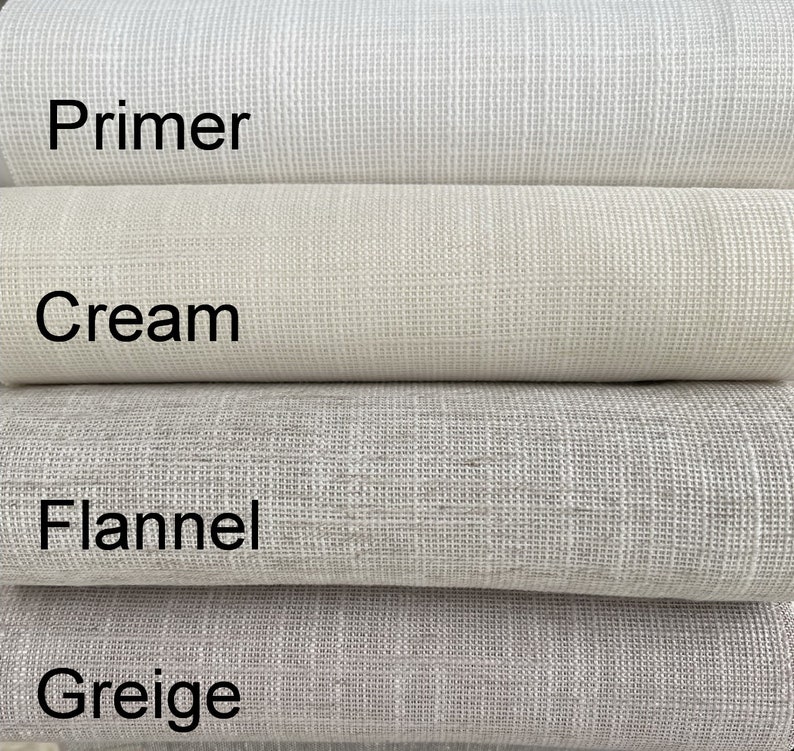 Sheer Linen Blend Curtains Fabric Swatches - Etsy