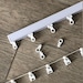 Snap Carriers With Wheels for Ripple Fold Curtains White - Etsy Canada