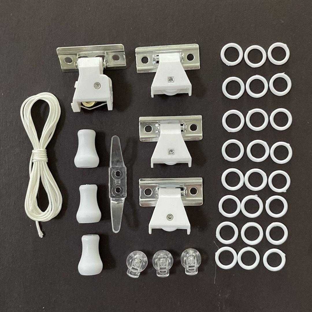 Relaxed European Style Roman Shade DIY Supply Kit, Cord Lock, Cord ...