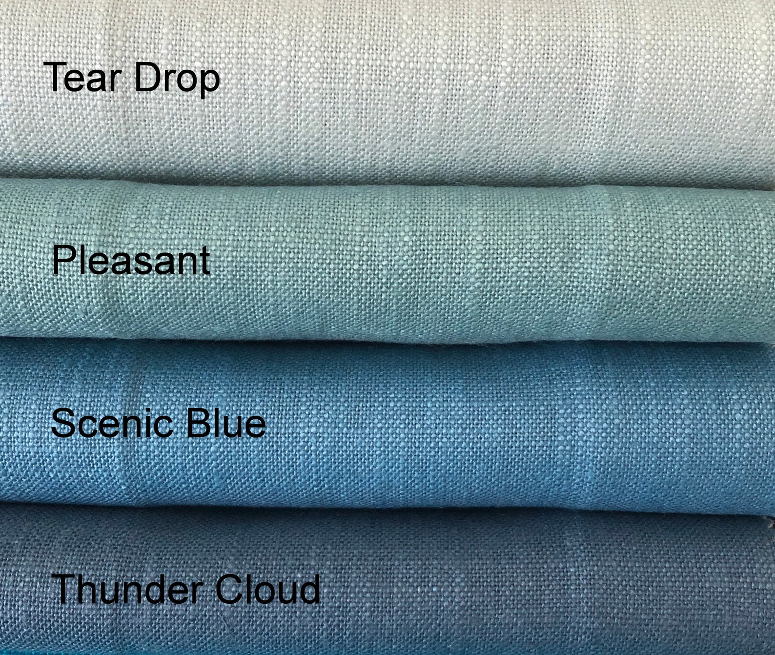 Galaxy Collection Linen/viscose Curtains Fabric Swatches - Etsy