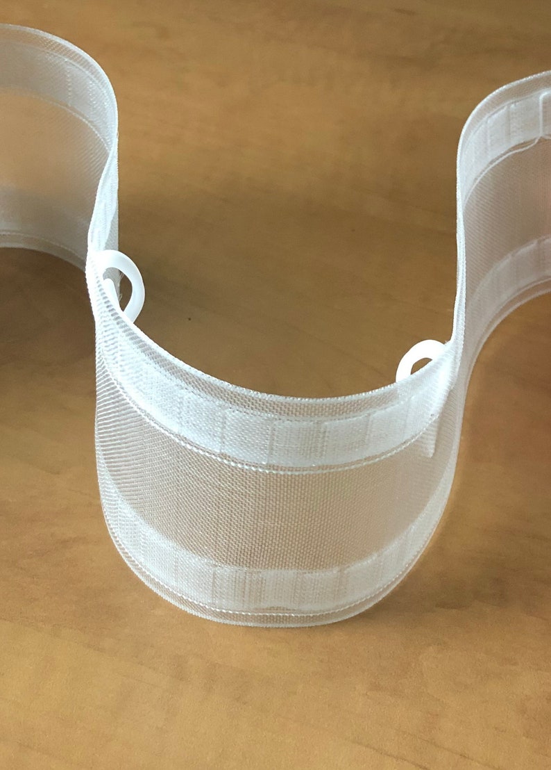 S Fold Curtain DIY Kit: 3" Wave Tape, Drapery Hooks and Eyelet Carriers ...