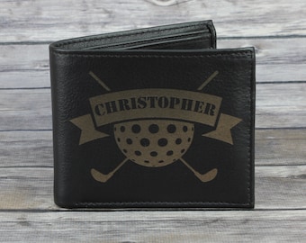 Leather Golf Wallet - Etsy