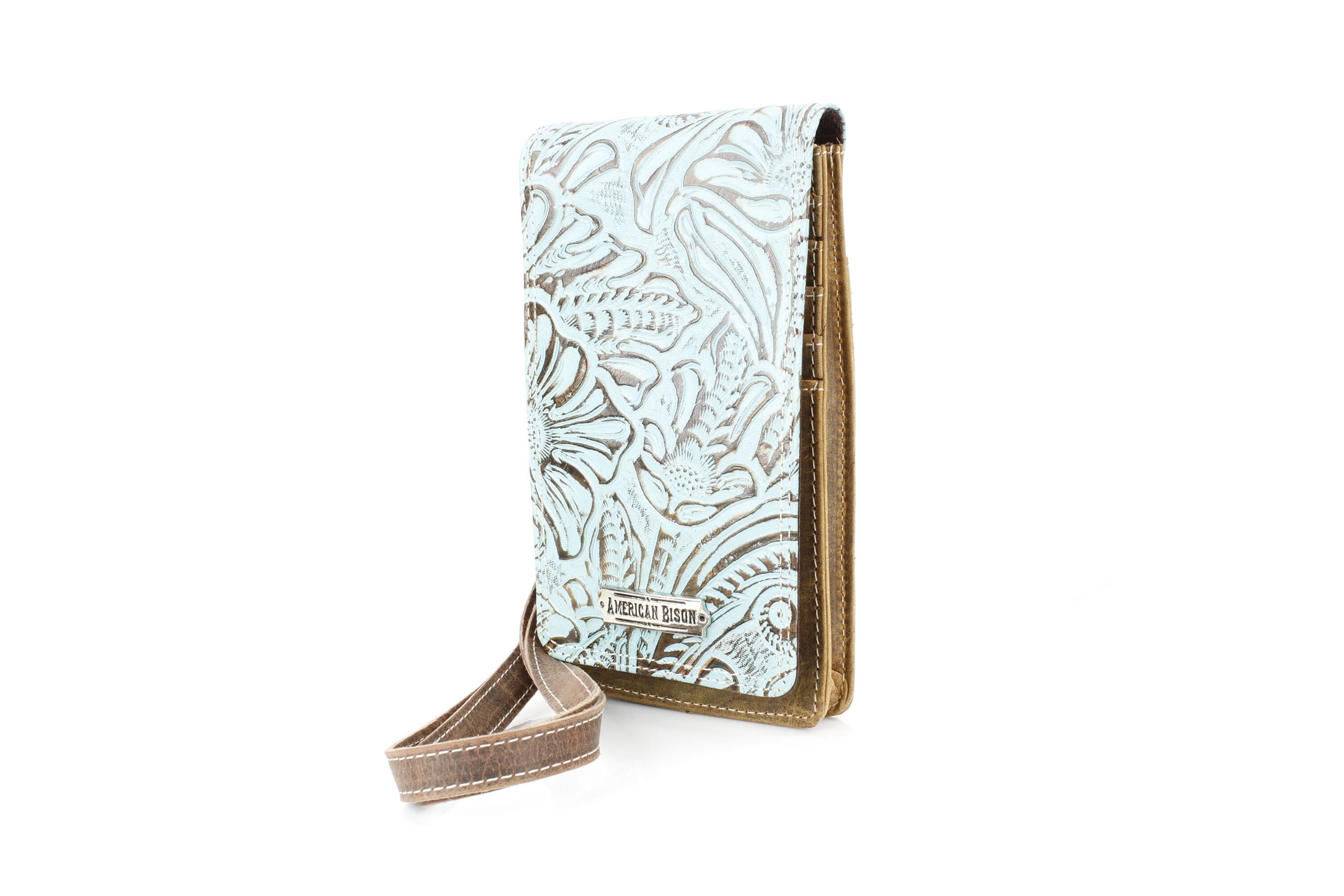 Patina Floral Messenger Bag – Compact Women’s Crossbody With ID Slots ...
