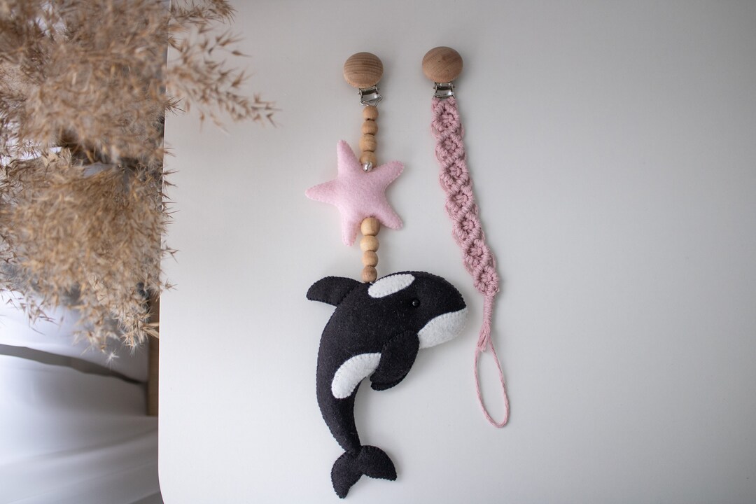 Orca BABY GIRL Gift Set, Killer Whale Newborn Set, Ocean Stroller Toy ...