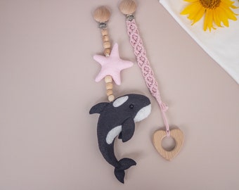 Whale Pacifier Clip - Etsy