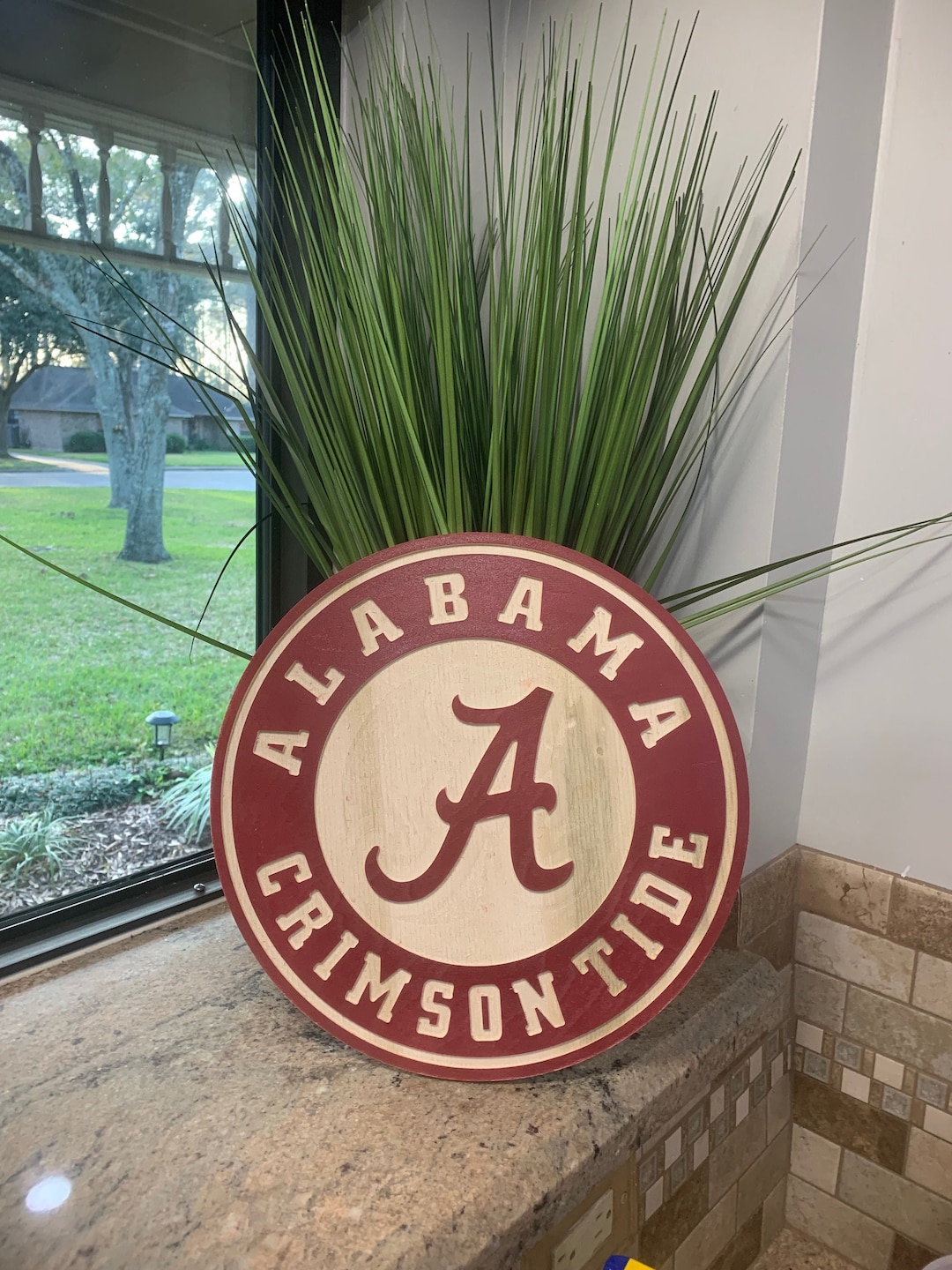 ALABAMA Logo Wall Art Sign College Football - Etsy