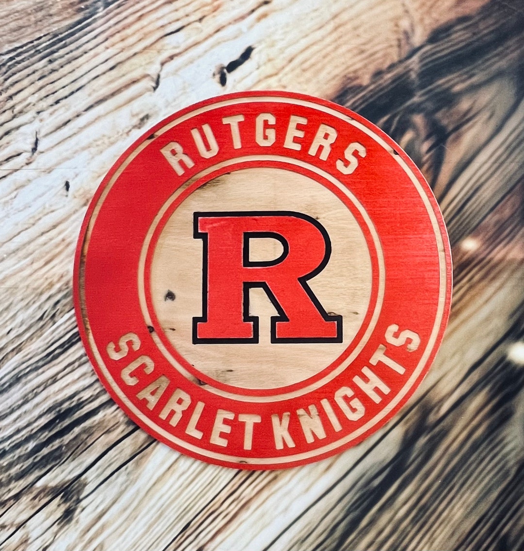 RUTGERS Logo Wall Art Sports Sign College Football - Etsy