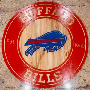 BUFFALO Football Logo Wall Art Sign - Etsy