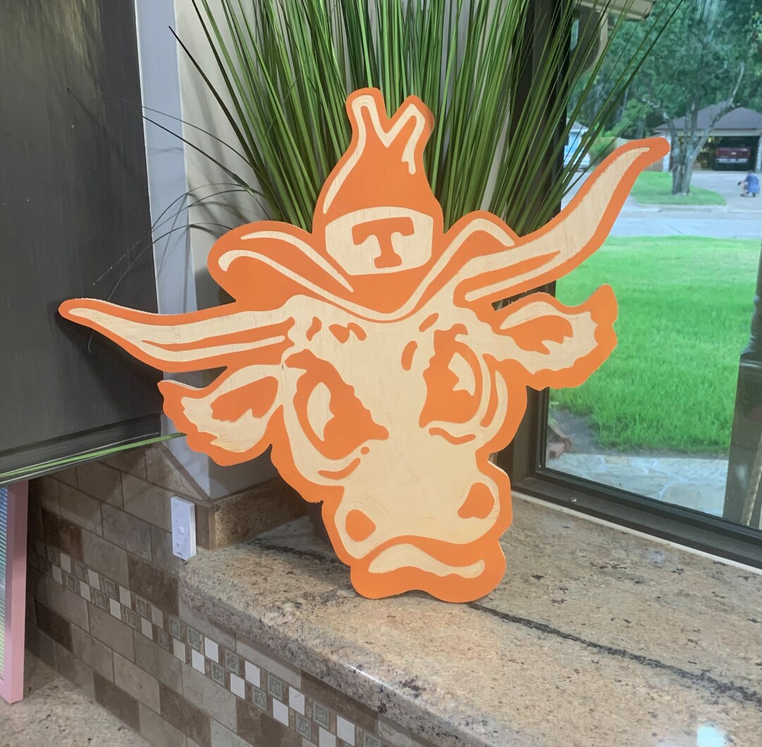 Longhorn Logo Wall Art Sign College Football Texas - Etsy