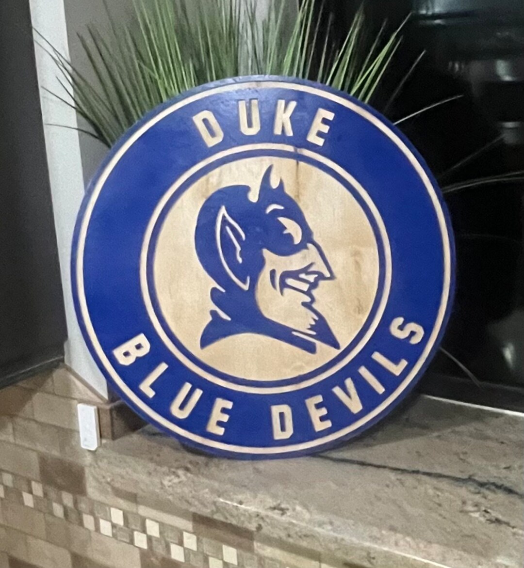 DUKE Logo Wall Art Sign College Football Basketball Sports - Etsy