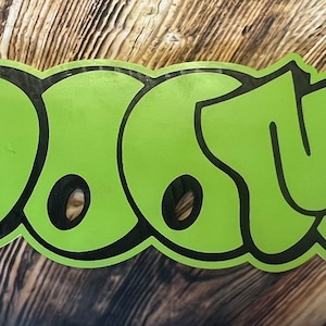 MF DOOM Logo Wall Art Sign Rap Hiphop Artist Madvillian - Etsy