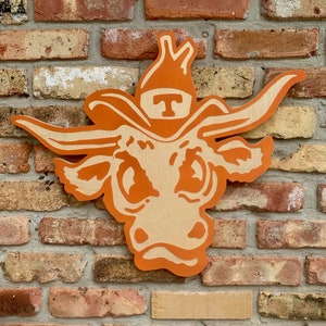 Longhorn Logo Wall Art Sign College Football Texas - Etsy