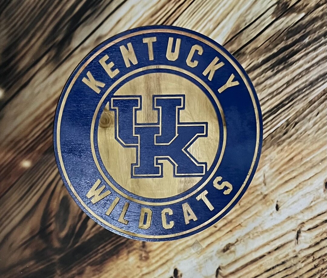 Kentucky Basketball Logo Wall Art Sign - Etsy