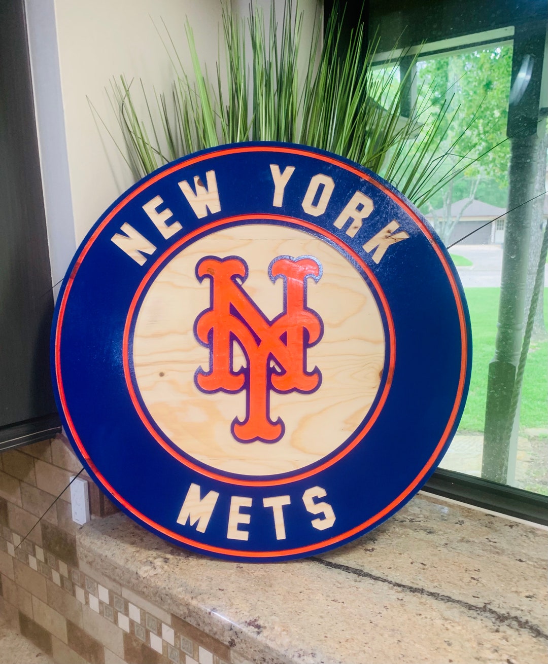 NEW YORK Baseball Logo Wall Art Sign Baseball - Etsy