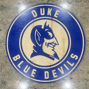 DUKE Logo Wall Art Sign College Football Basketball Sports - Etsy