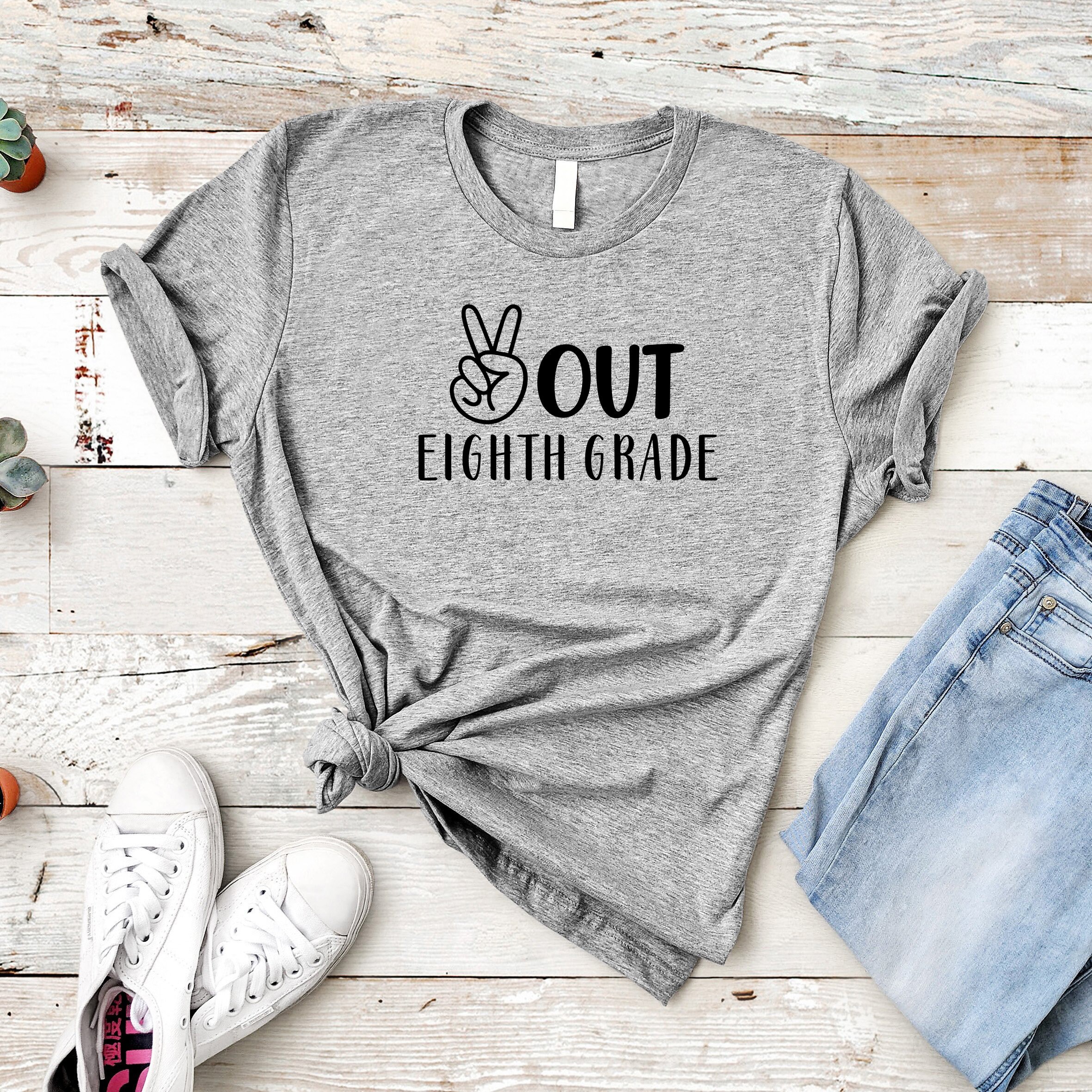 Peace Out Eighth Grade Svg Last Day of School Svg 8th Grade - Etsy