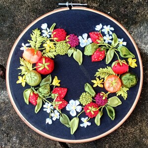 PDF Pattern and Video Tutorial. Fruits and Flowers/ Digital Tutorial ...