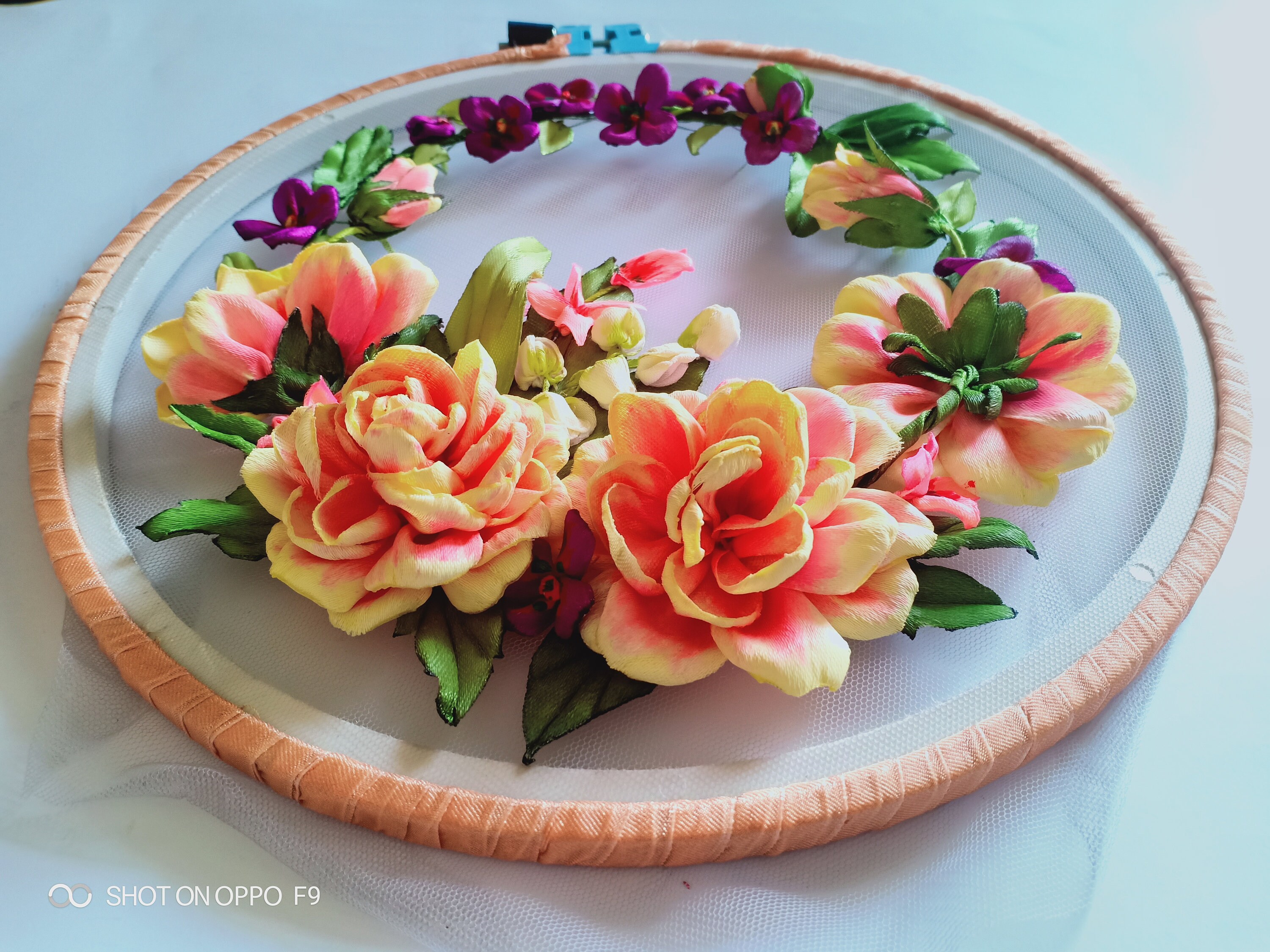 PDF Pattern and Video Tutorial. Circle Rose Flower/ Digital Tutorial ...
