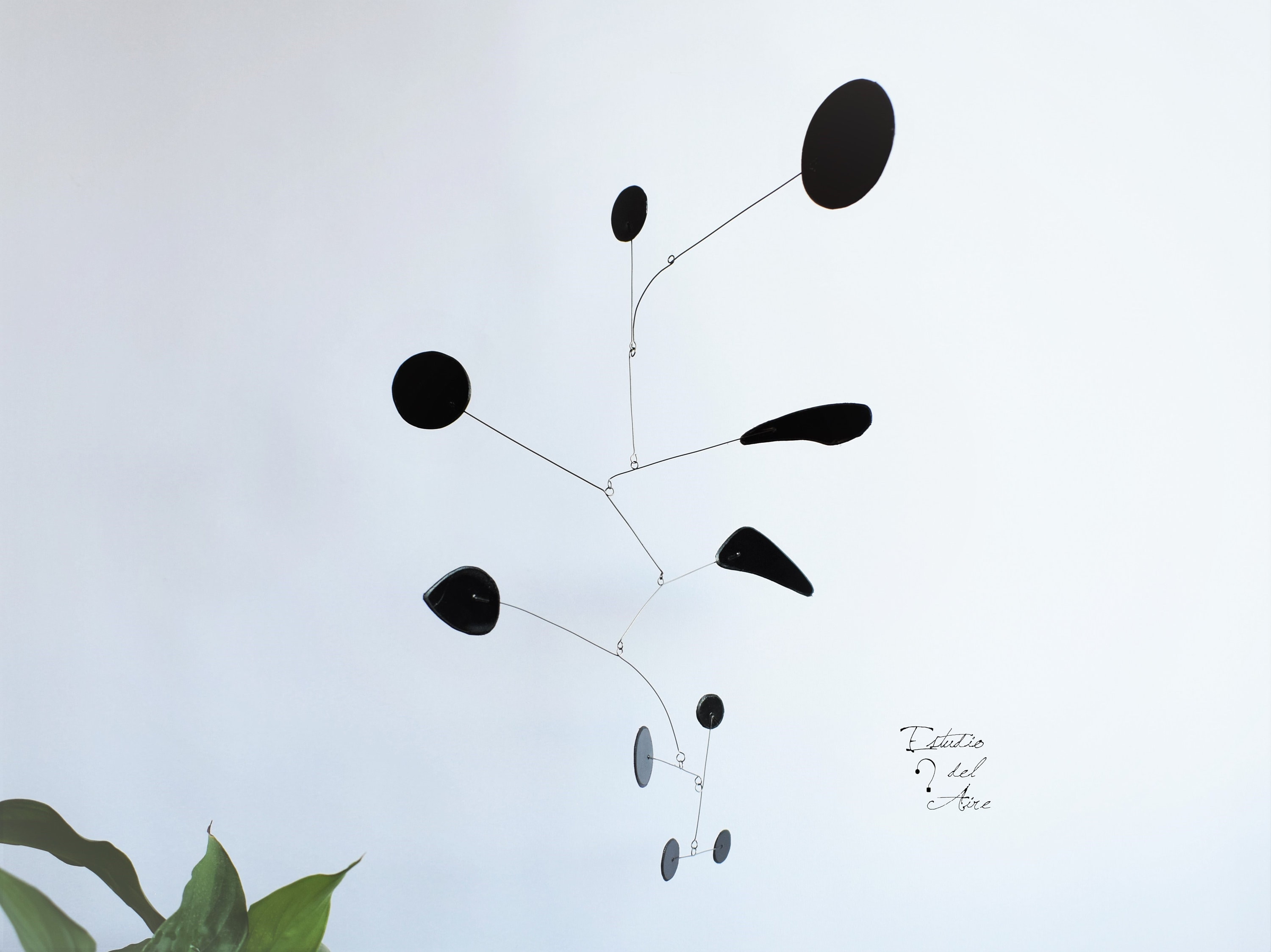 Mobile Kinetic Sculpture to Hang. Model resilience. Black | Etsy