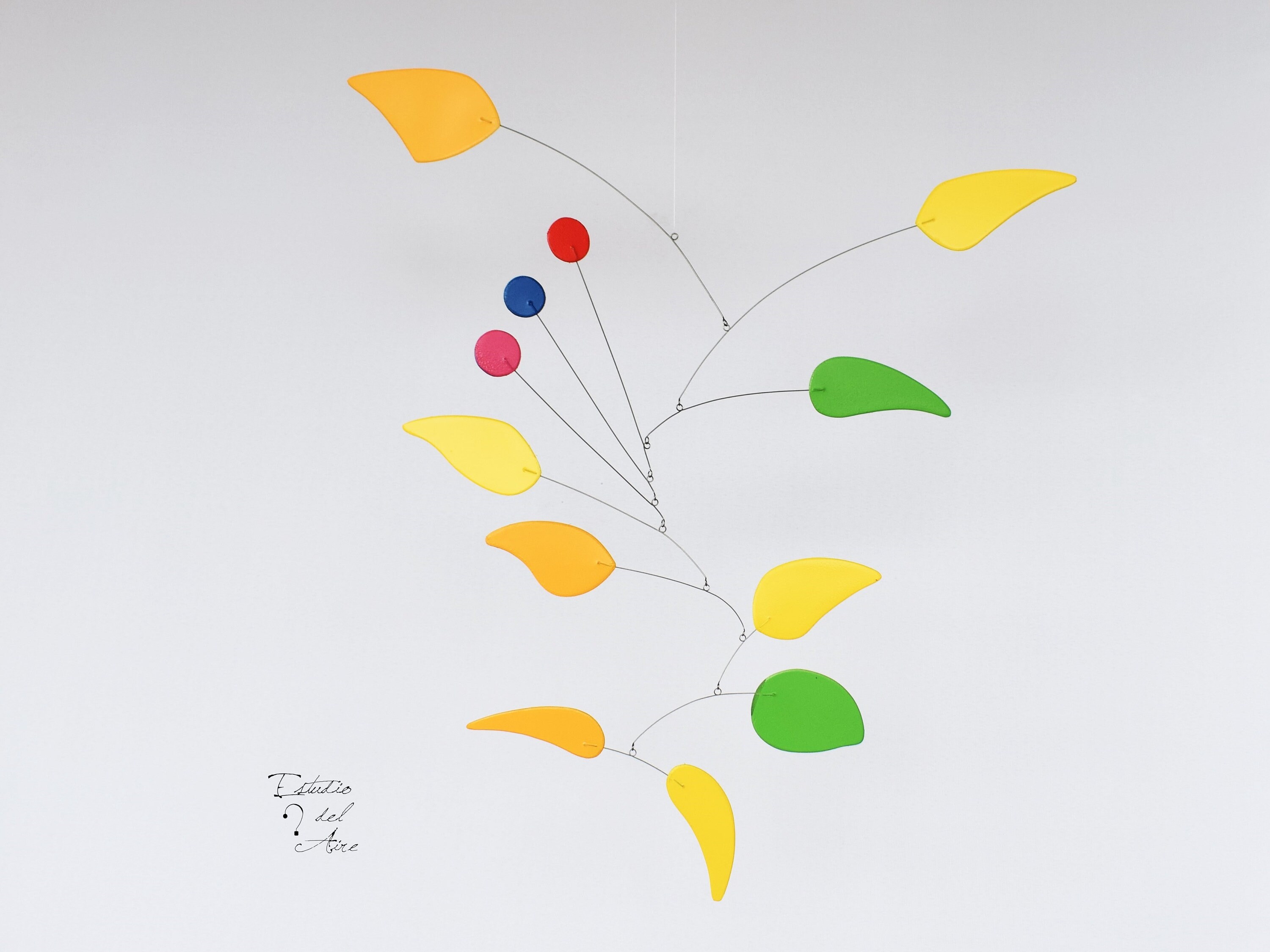 Mobile Kinetic Sculpture. Model (autumn, Fall). Decorative Sensitive ...