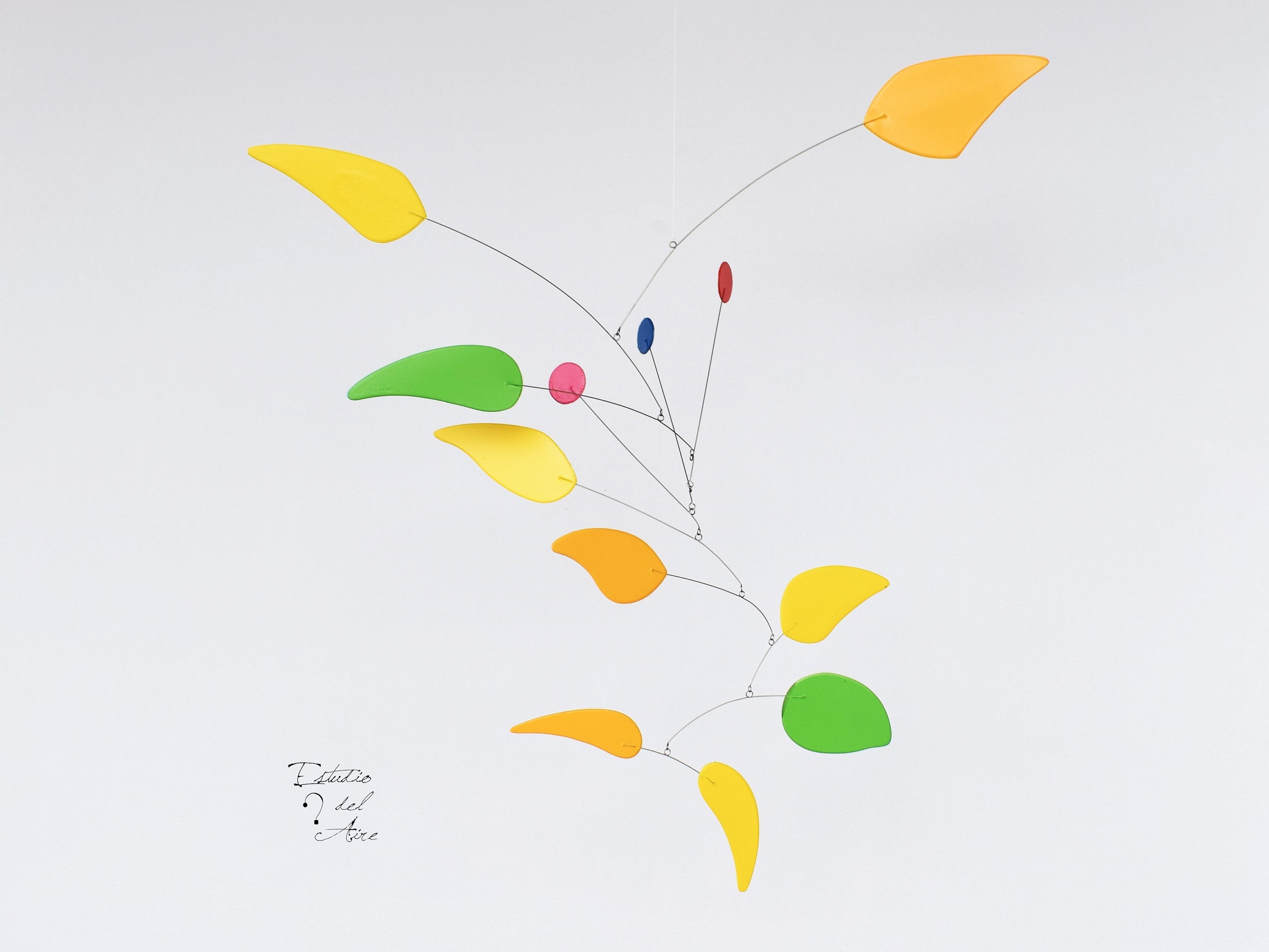 Mobile Kinetic Sculpture. Model (autumn, Fall). Decorative Sensitive ...