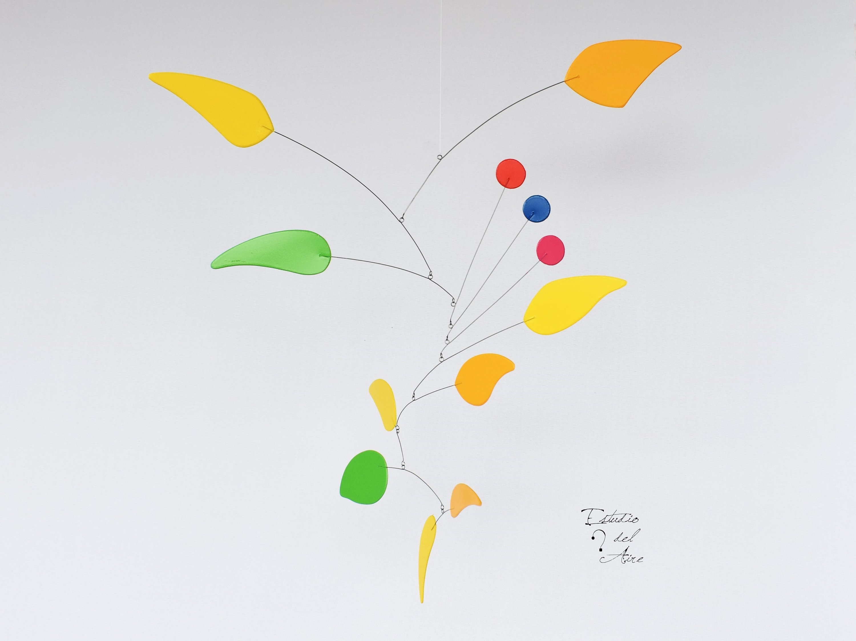 Mobile Kinetic Sculpture. Model (autumn, Fall). Decorative Sensitive ...